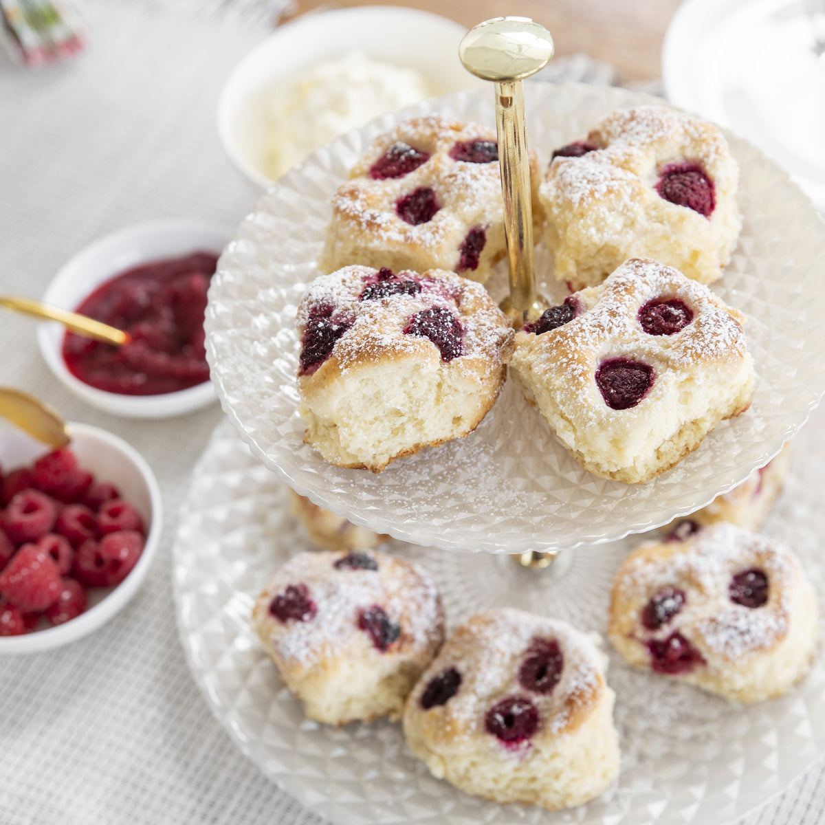 Raspberry Scones